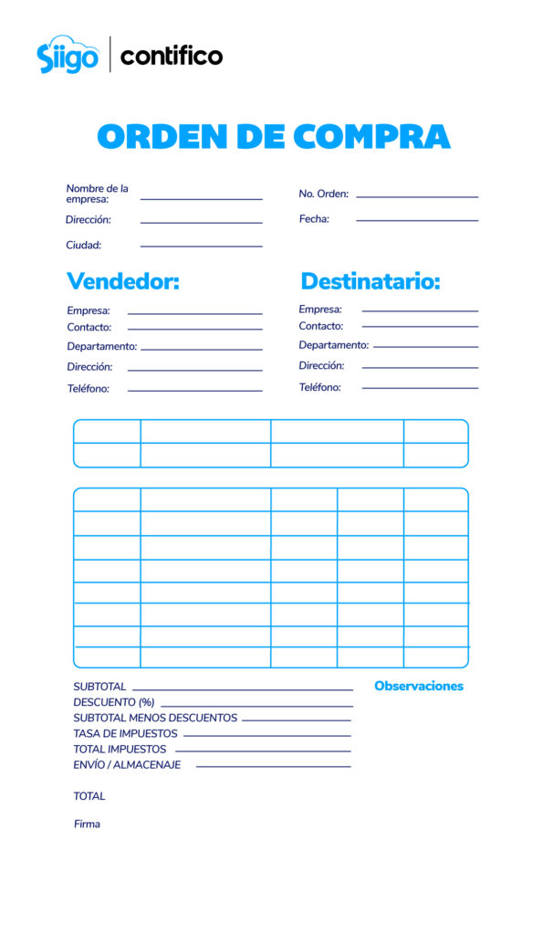 ¿Qué es una orden de compra? ¡Aquí te lo explicamos!