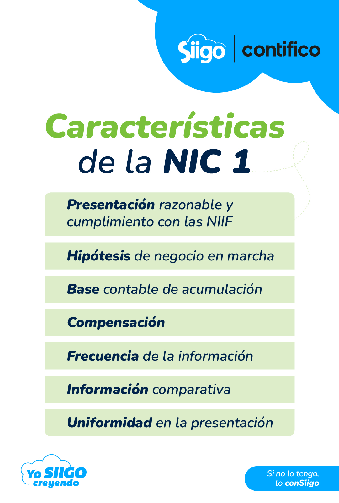NIC 1: guía sobre la presentación de estados financieros - Siigo Contifico